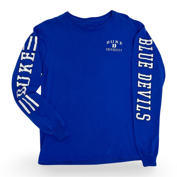 Vintage | Shirts | Vtg Duke University Blue Devils Crewneck Long Sleeve ...